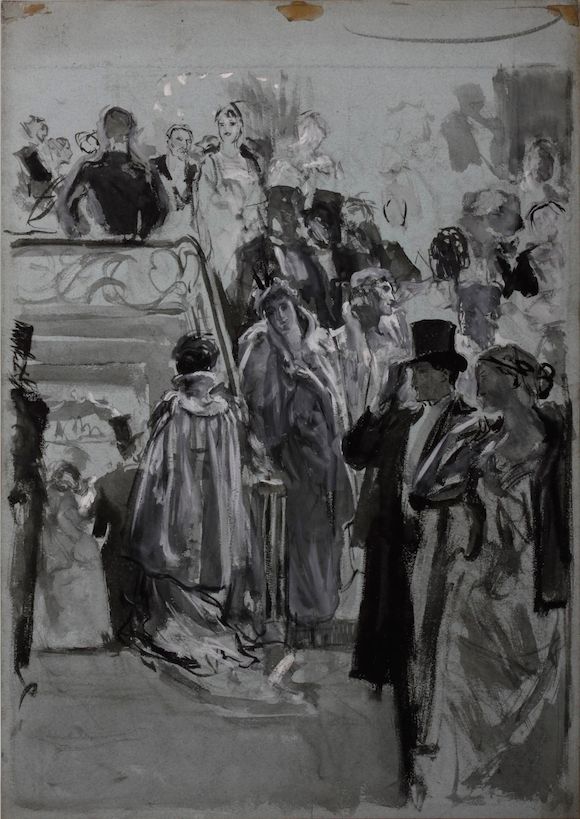 Bonhams : George Percy R. E. Jacomb-Hood (British, 1857-1929) Elegant ...