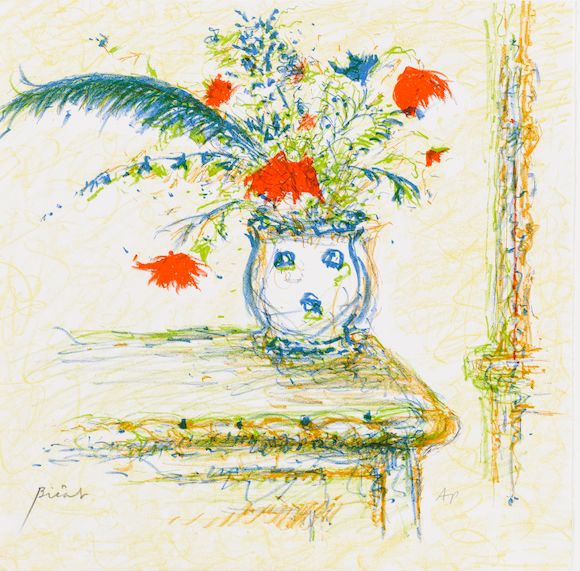 Bonhams : Andre Bicat (French, 1909-1996) Tuscan Bunch Lithograph in ...