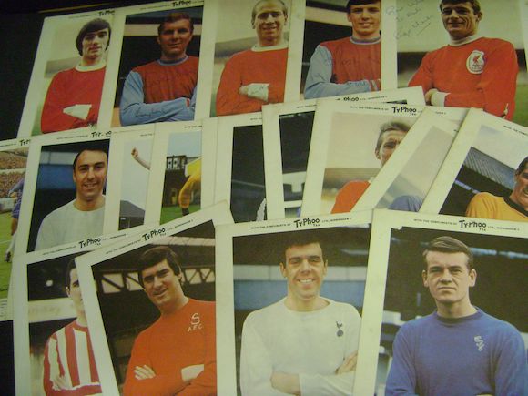 Bonhams : A collection of Typhoo Tea cards including hand signed Bobby ...
