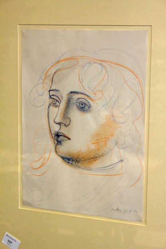 Bonhams : Matthew Spender (1945) Study of a girl
