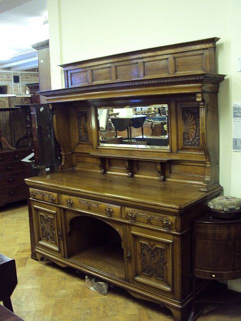 Bonhams : A large late Victorian Lamb of Manchester oak mirror-backed ...