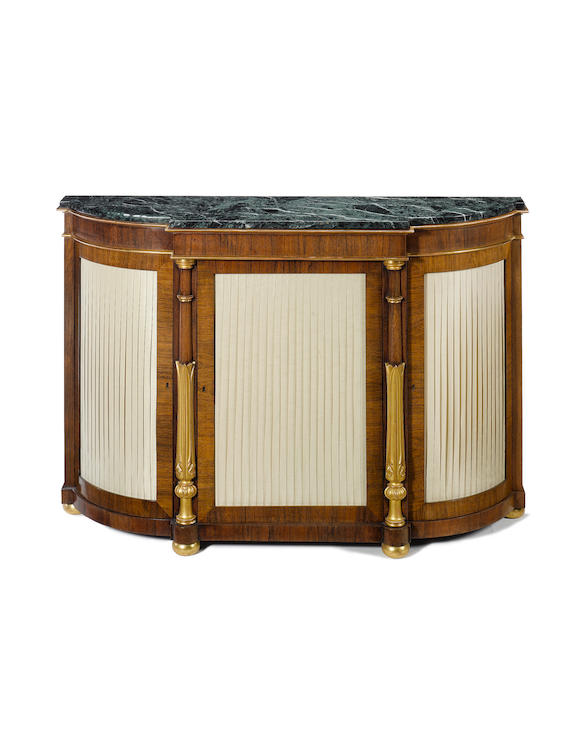 Bonhams A Regency Style Rosewood And Parcel Gilt Side Cabinet