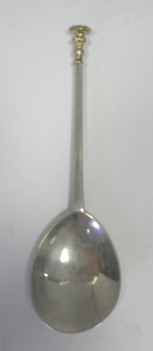 Bonhams : A 17th century silver seal top spoon, mark in the bowl ...