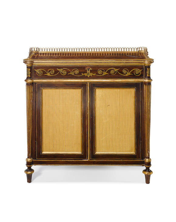 Bonhams A Regency And Later Simulated Rosewood And Parcel Gilt Side