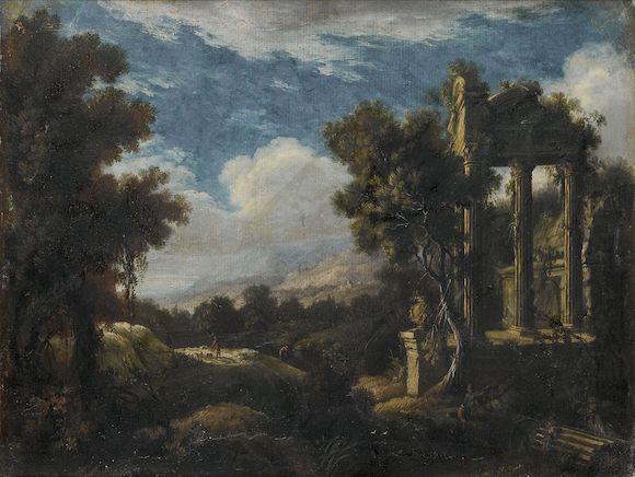 Bonhams : Follower of Pierre Antoine Patel (Paris 1648-1707) A wooded ...