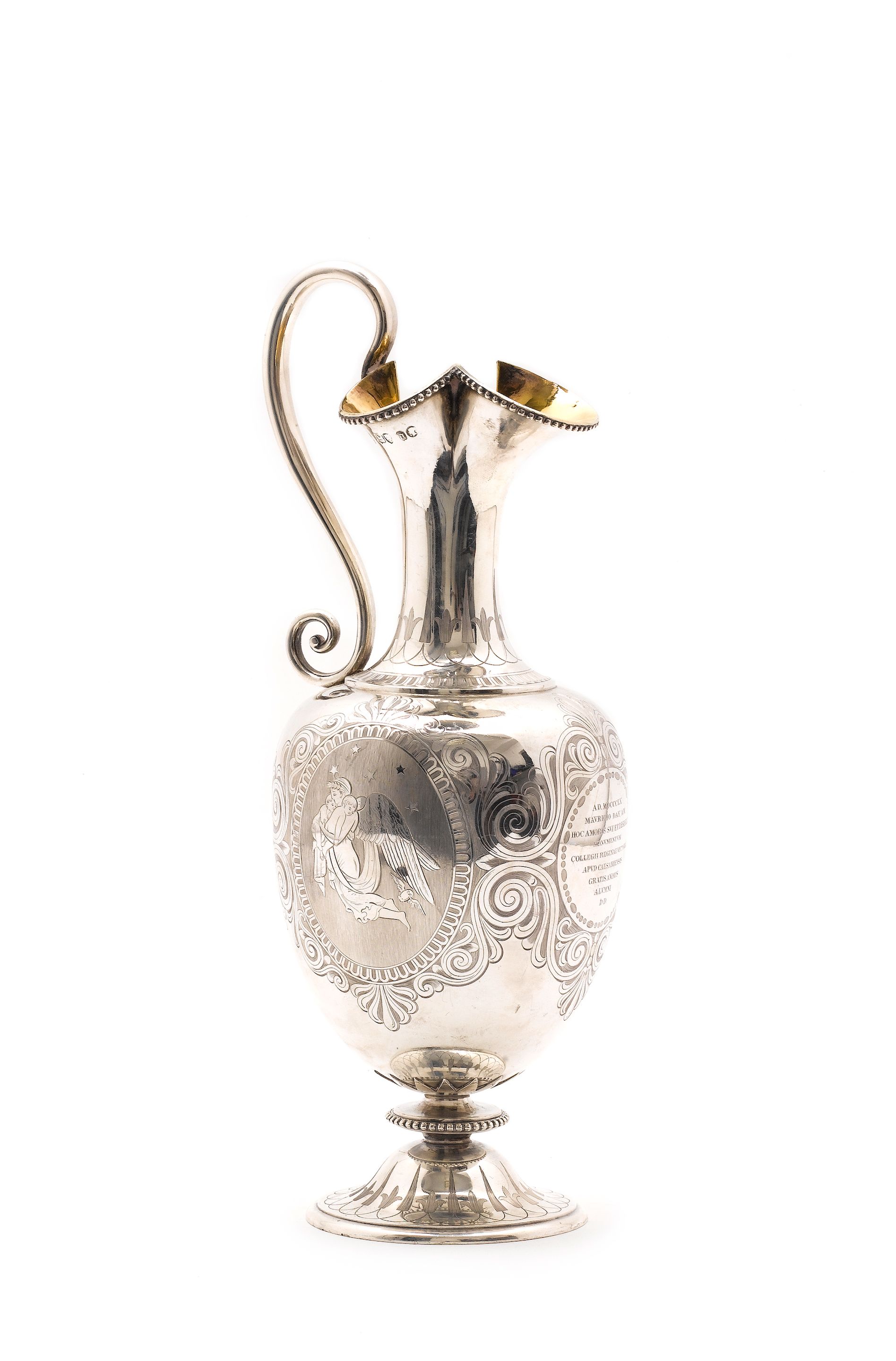 Bonhams : A Victorian silver ewer, by George Angell, London 1859,
