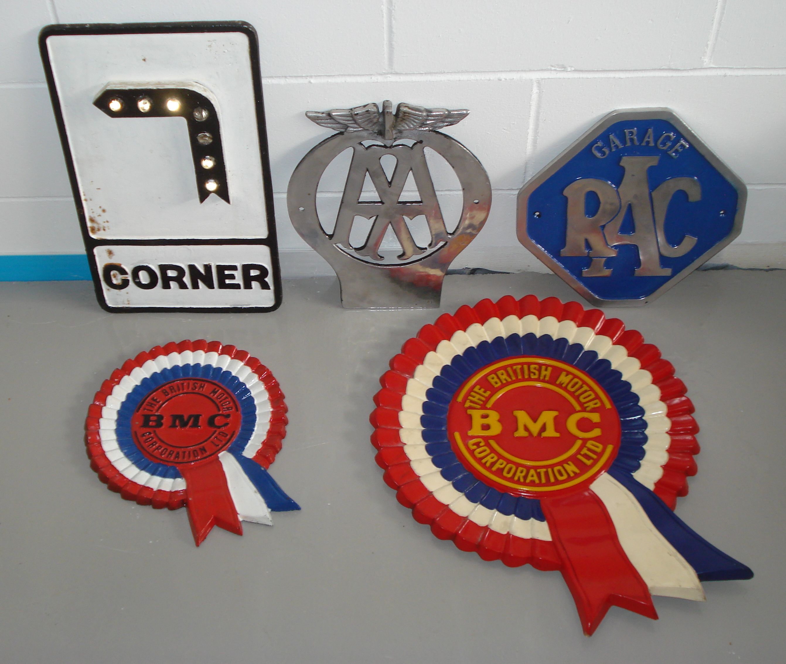 Bonhams Cars : Four motoring related signs,