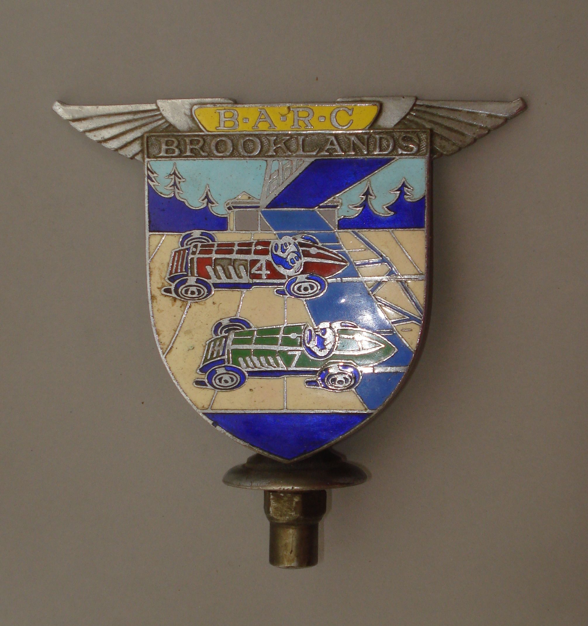 Bonhams Cars : A BARC Brooklands badge by Spencer,