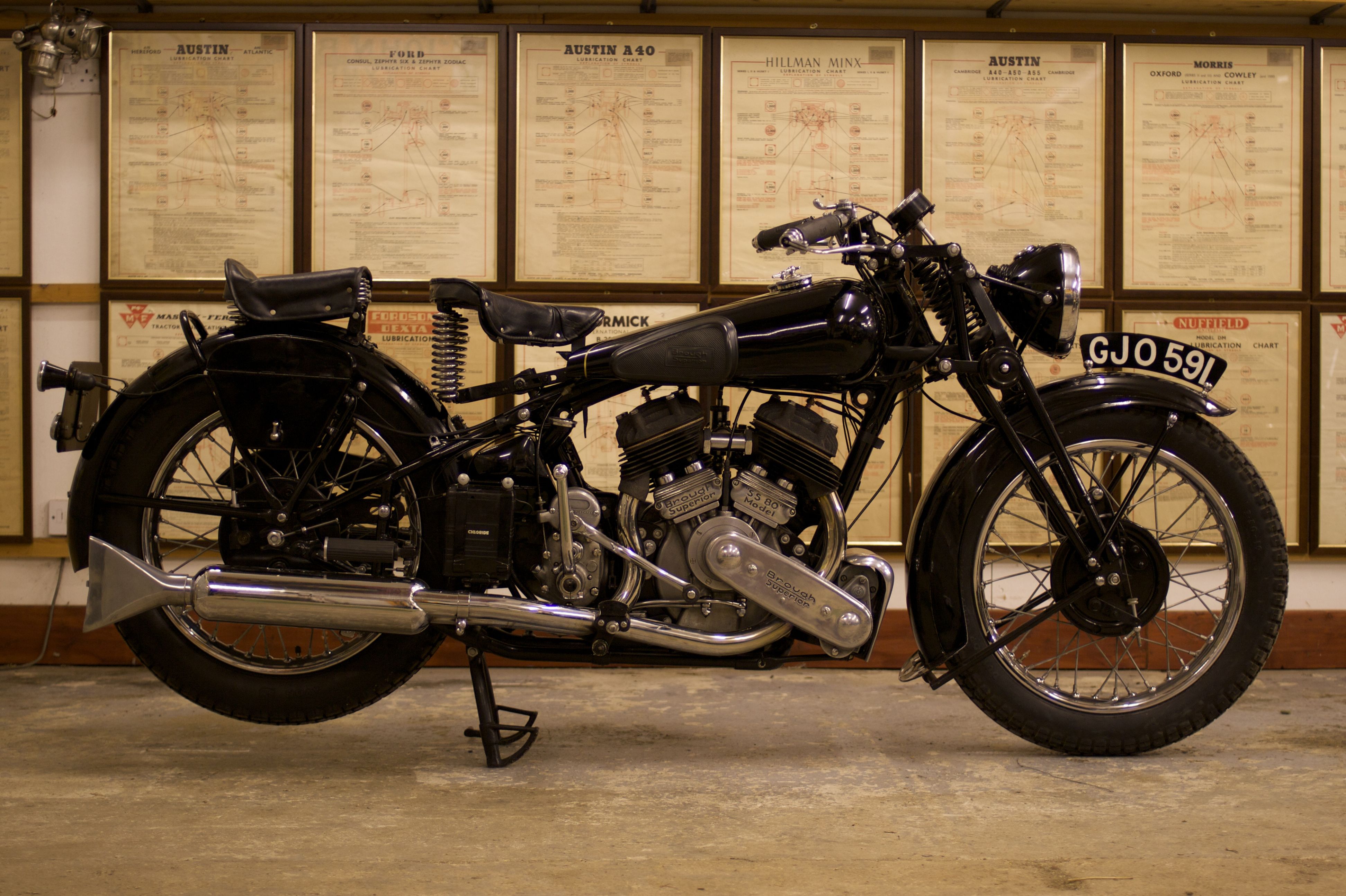 Bonhams Cars : 1939 Brough Superior SS80 Frame no. 2092 Engine no. 4751