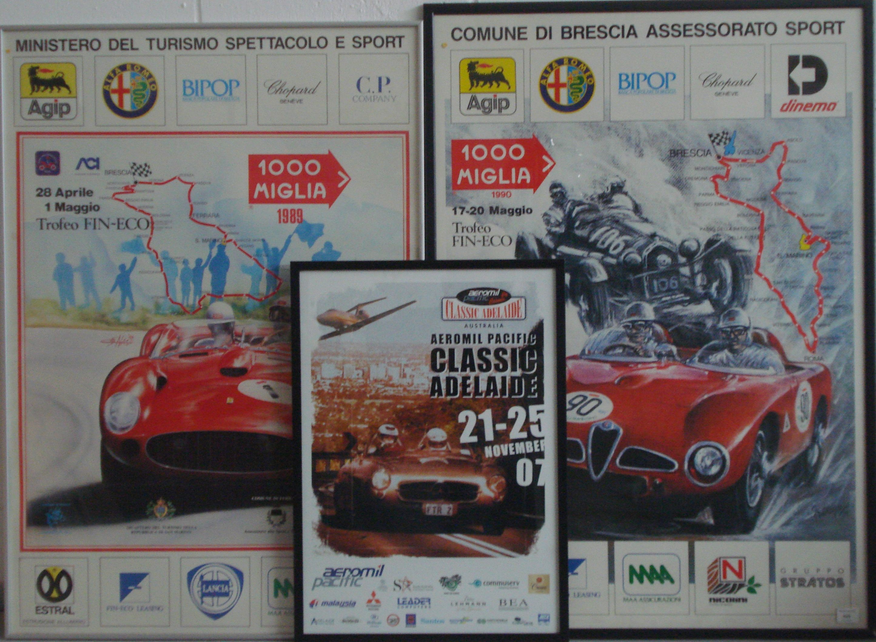 Bonhams Cars : Three historic rally posters,