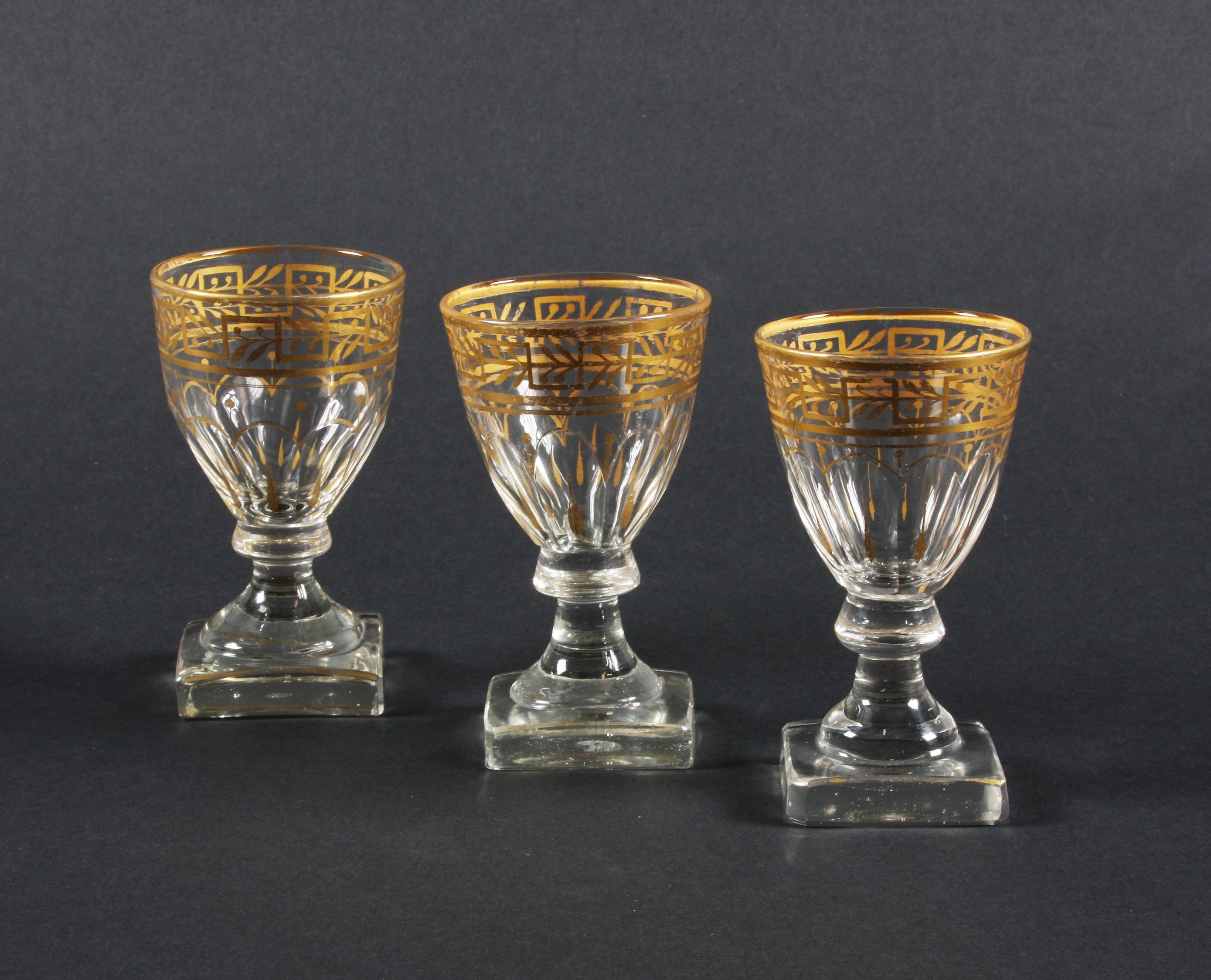 Bonhams : Three Russian wine glasses from the Imperial Glass ...