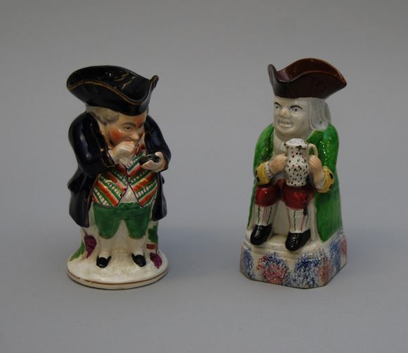 Bonhams : A Staffordshire Scottish-type Toby jug