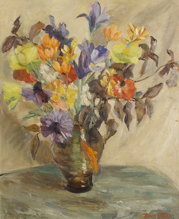 Bonhams : Emily I. Fern (South African, 1881-1953) Still life of ...