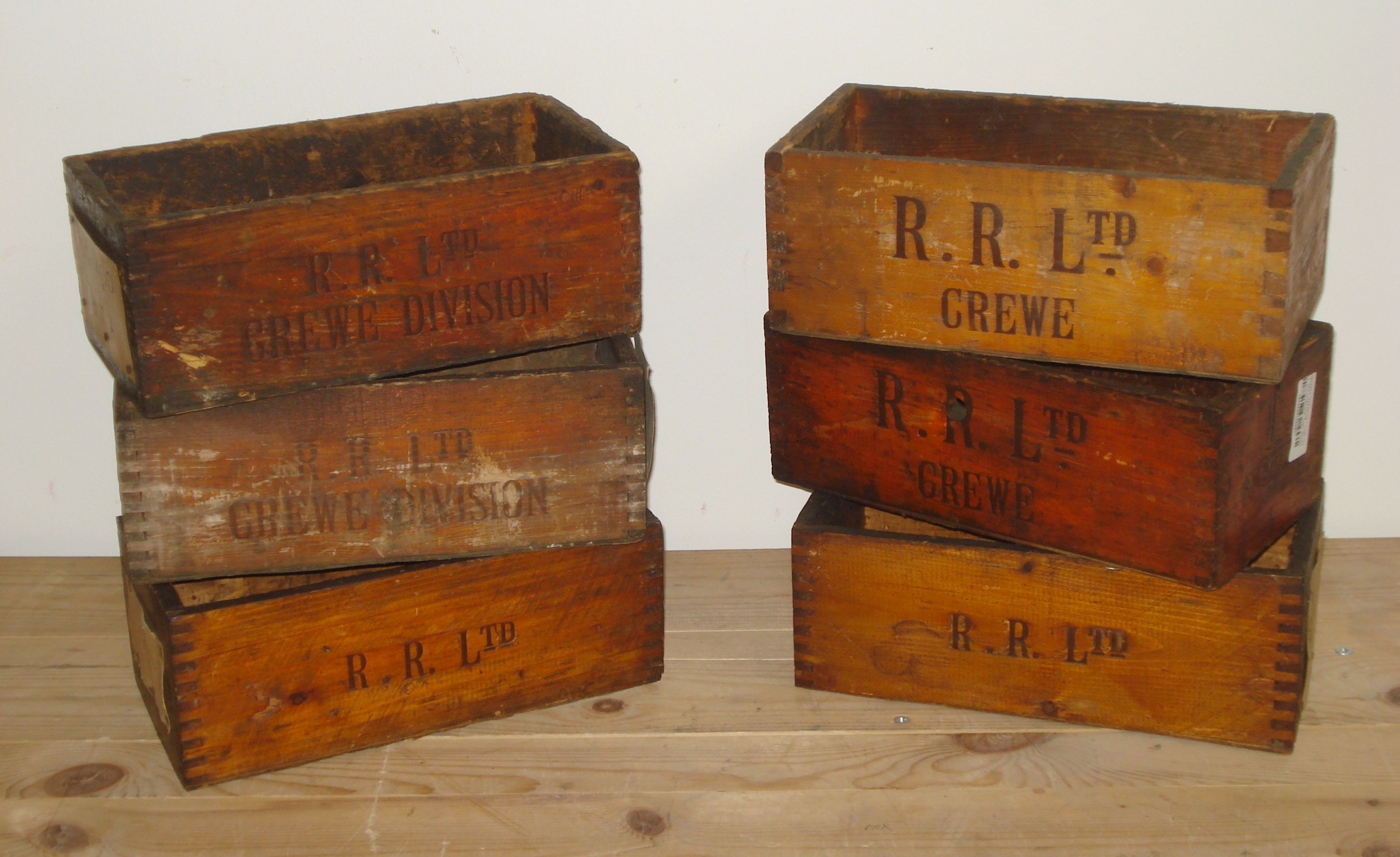 Bonhams Cars : Six Rolls-Royce Ltd wooden tool boxes,