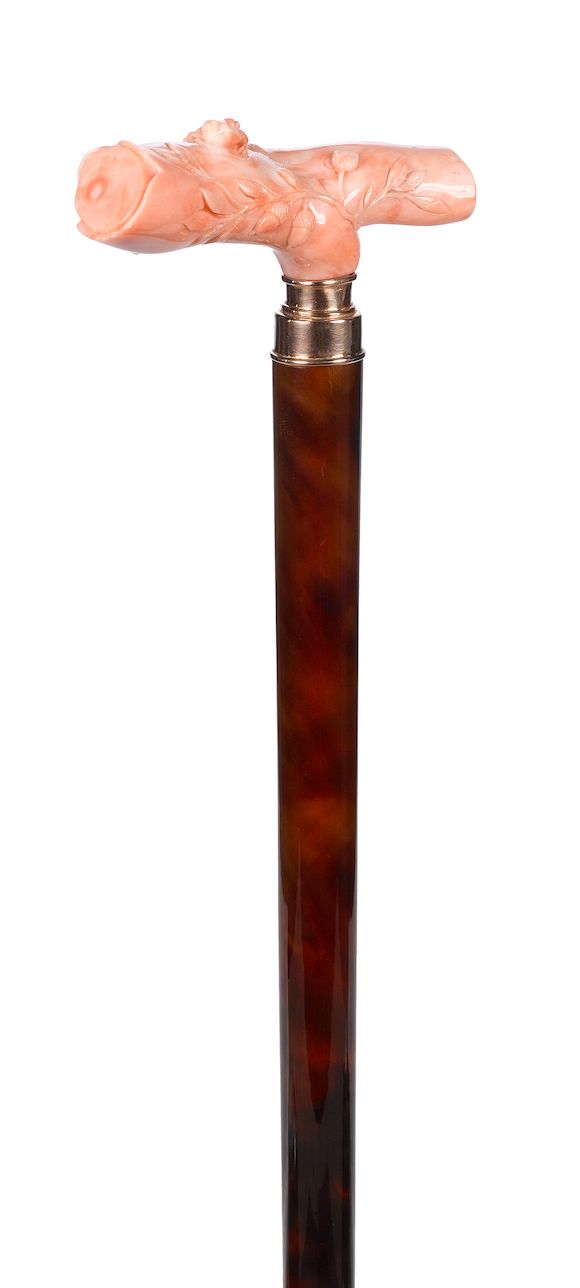 Bonhams : A late 19th/early 20th century Italian gold, coral and ...