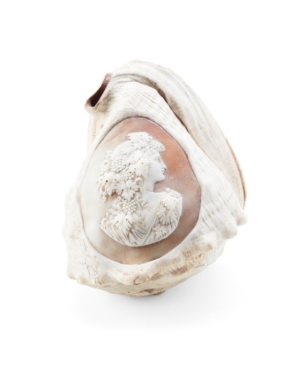 Bonhams : An Italian shell cameo, 19th century,