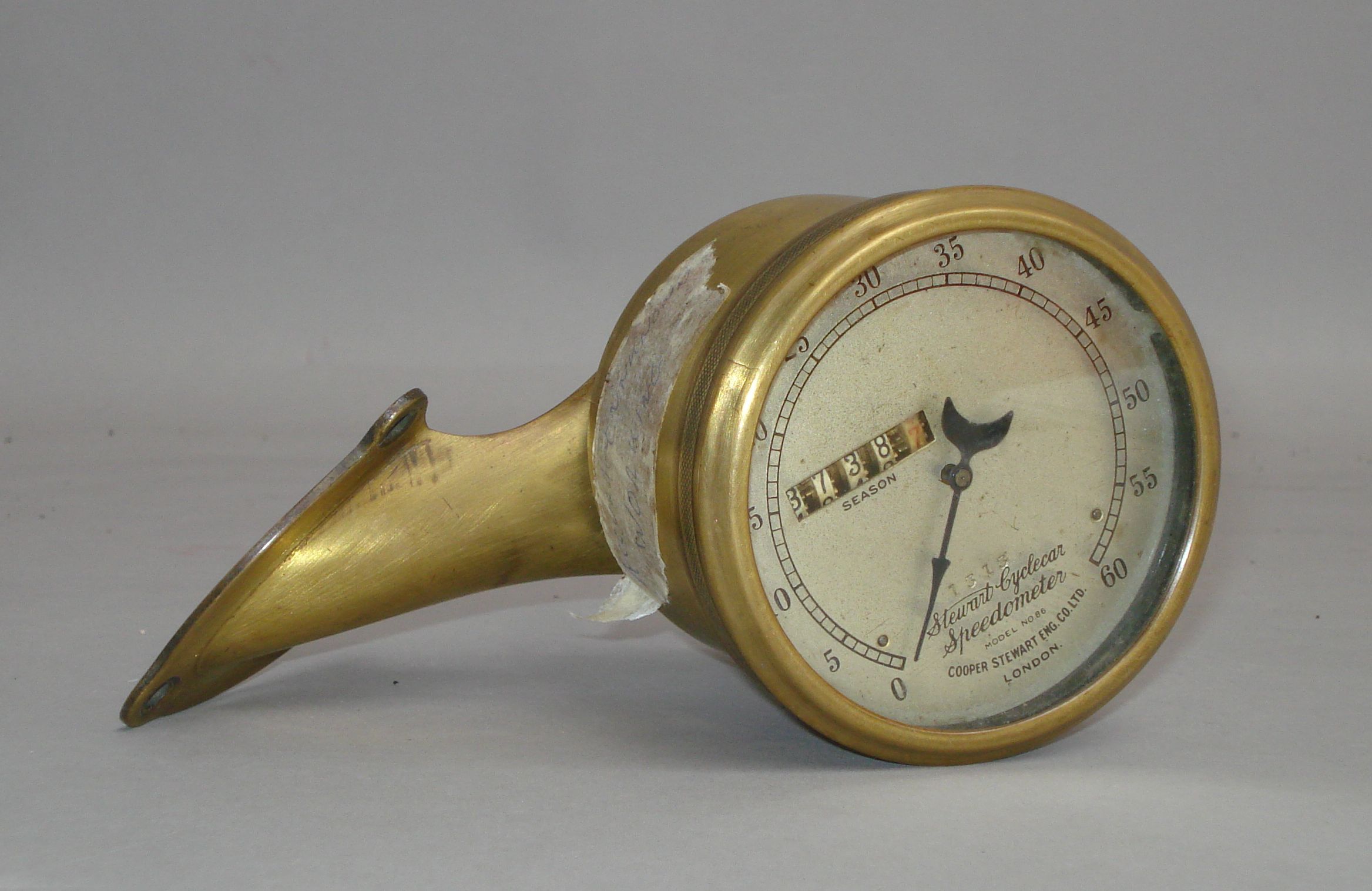 Bonhams Cars : A 60mph Stewart 'Cyclecar' speedometer,