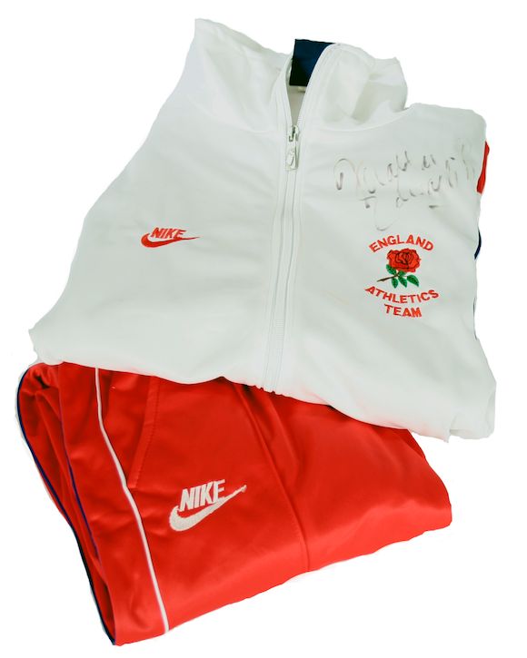 Bonhams : Jonathan Edwards tracksuit worn in 1995 World Championships ...