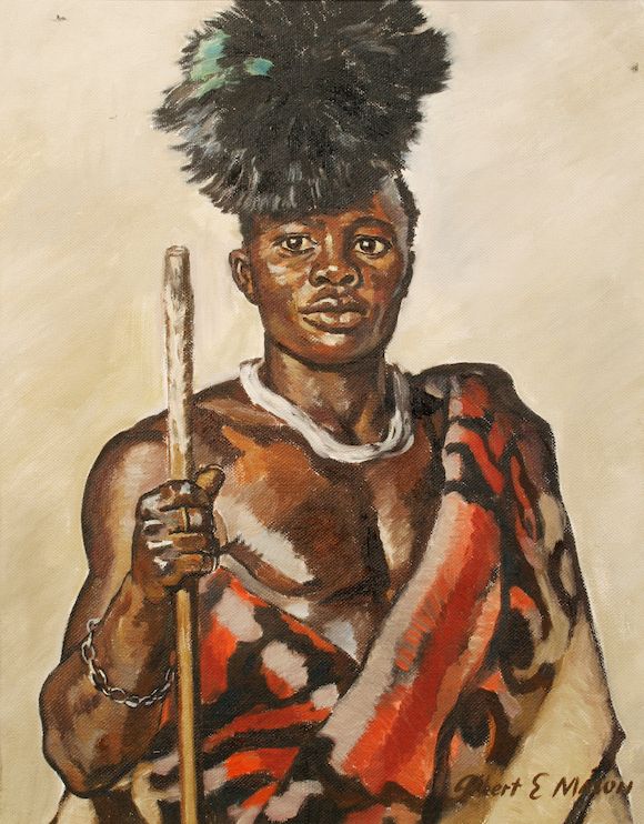 Bonhams : Albert E. Mason (South African, 1895-1950) Portrait of a ...
