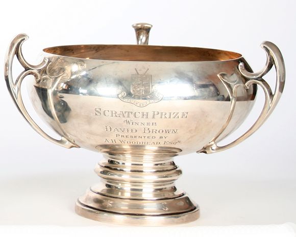 Bonhams : Chester Golf Club: A large silver three handled Scratch Prize ...