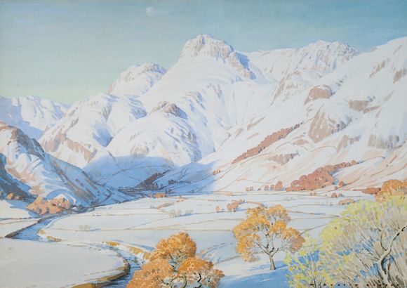 Bonhams : William Heaton Cooper (British, 1903-1995) Langdale Pikes ...