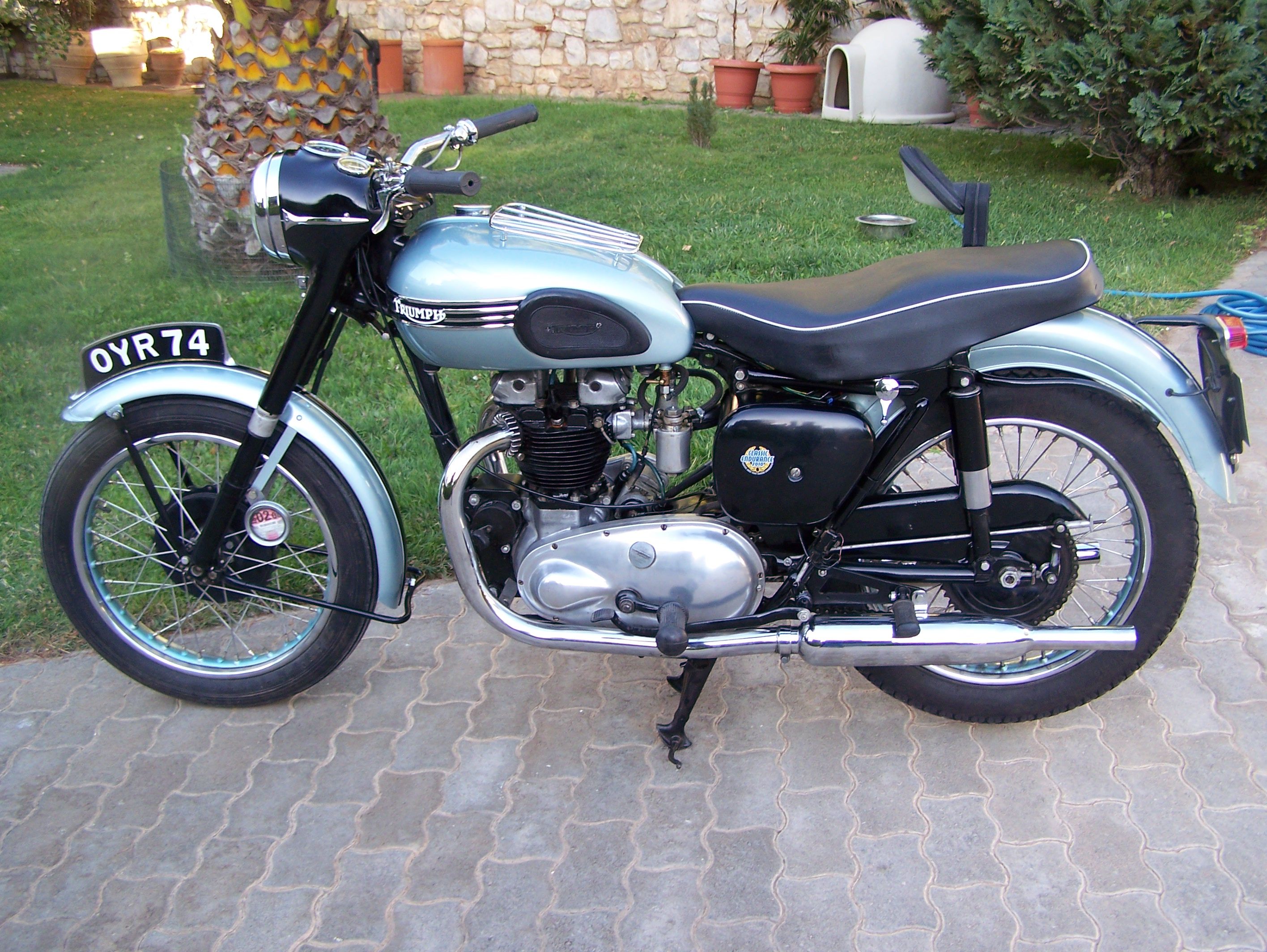 Bonhams Cars : 1954 Triumph 649cc Tiger 110 Frame no. 54570 Engine no ...