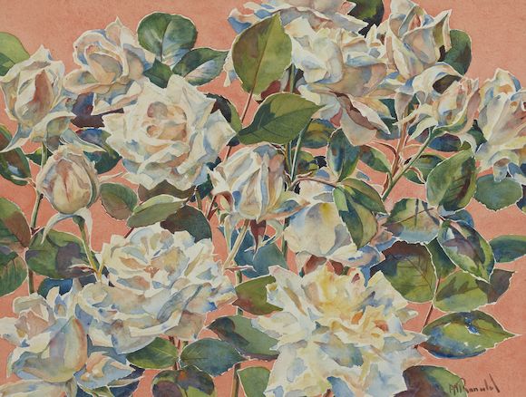 Bonhams : Alan Ian Ronald, RSW (British, 1899-1967) Roses