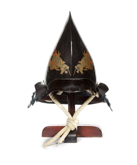 Bonhams : An eboshi nari kabuto Late Edo Period, 19th century