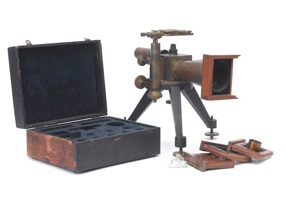 Bonhams : A rare and important microscope camera combination observer ...