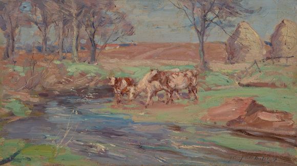 Bonhams : John Campbell Mitchell, RSA (British, 1862-1922) 'Spring time ...