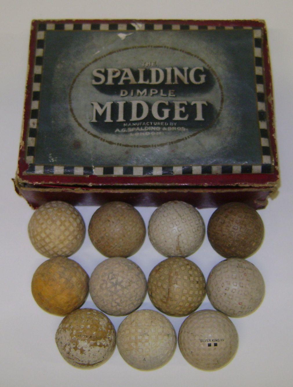 Bonhams : A Spalding Midget Dimple golf ball circa 1912