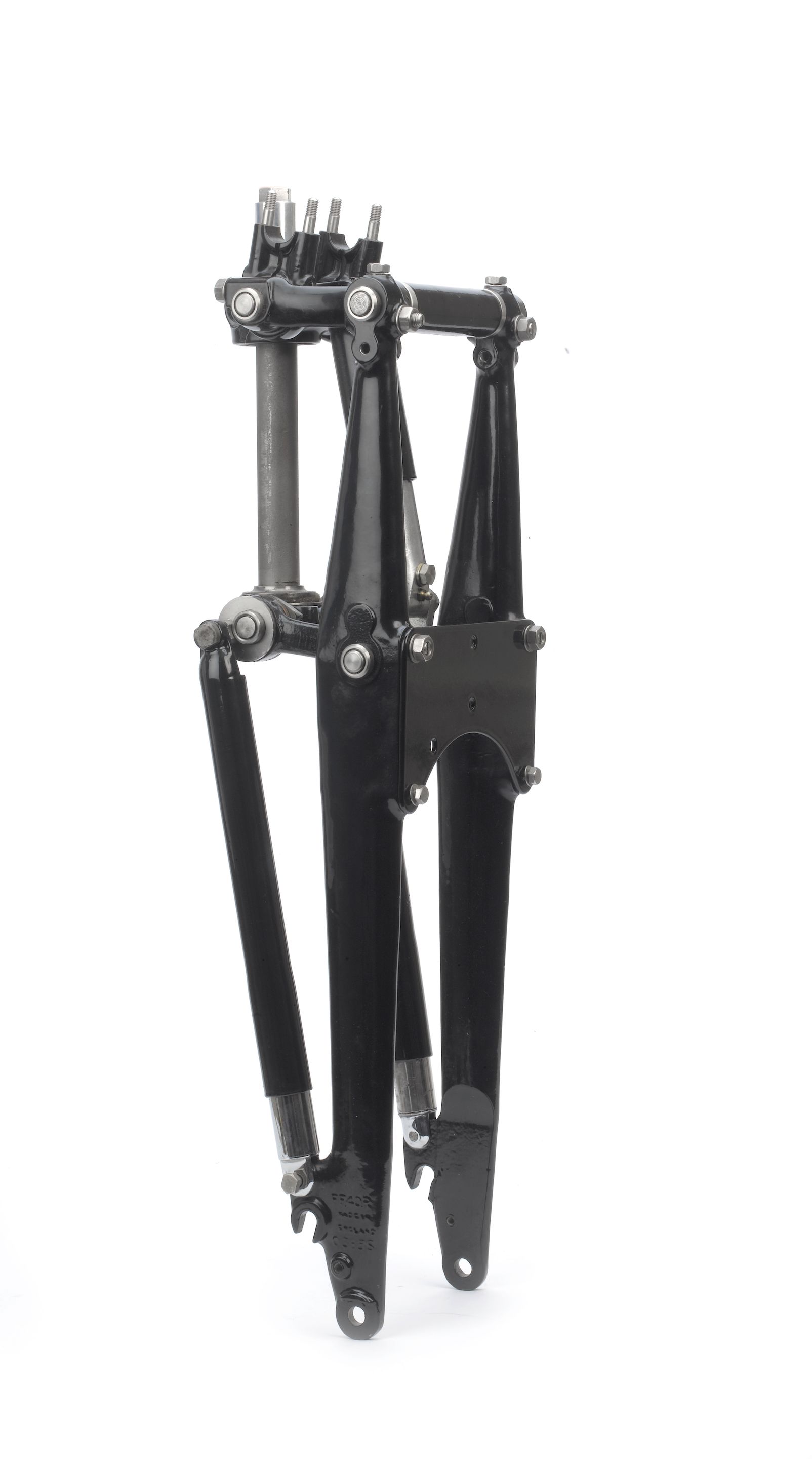 Bonhams Cars : A set of Vincent Series C Girdraulic forks,