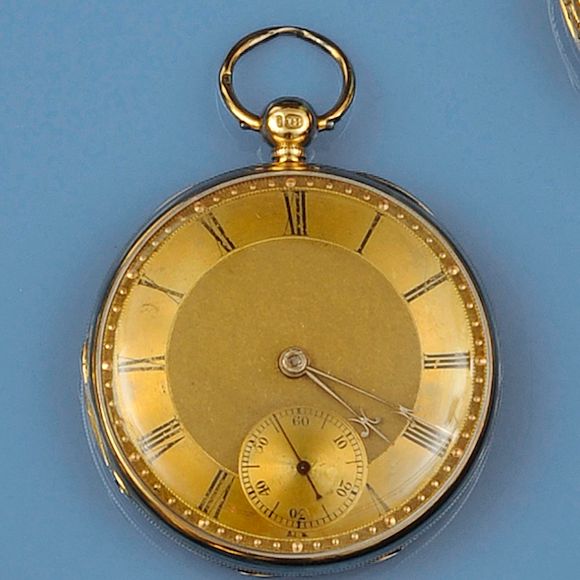 Bonhams : Robert Bryson and Son, Edinburgh: A slim 18ct gold pocket watch