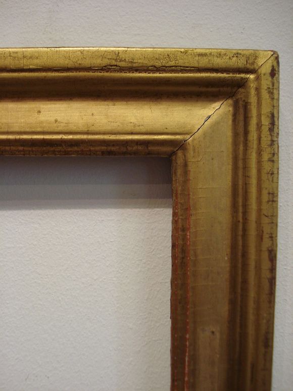 Bonhams : A near pair of Louis XVI gilded drawing frames