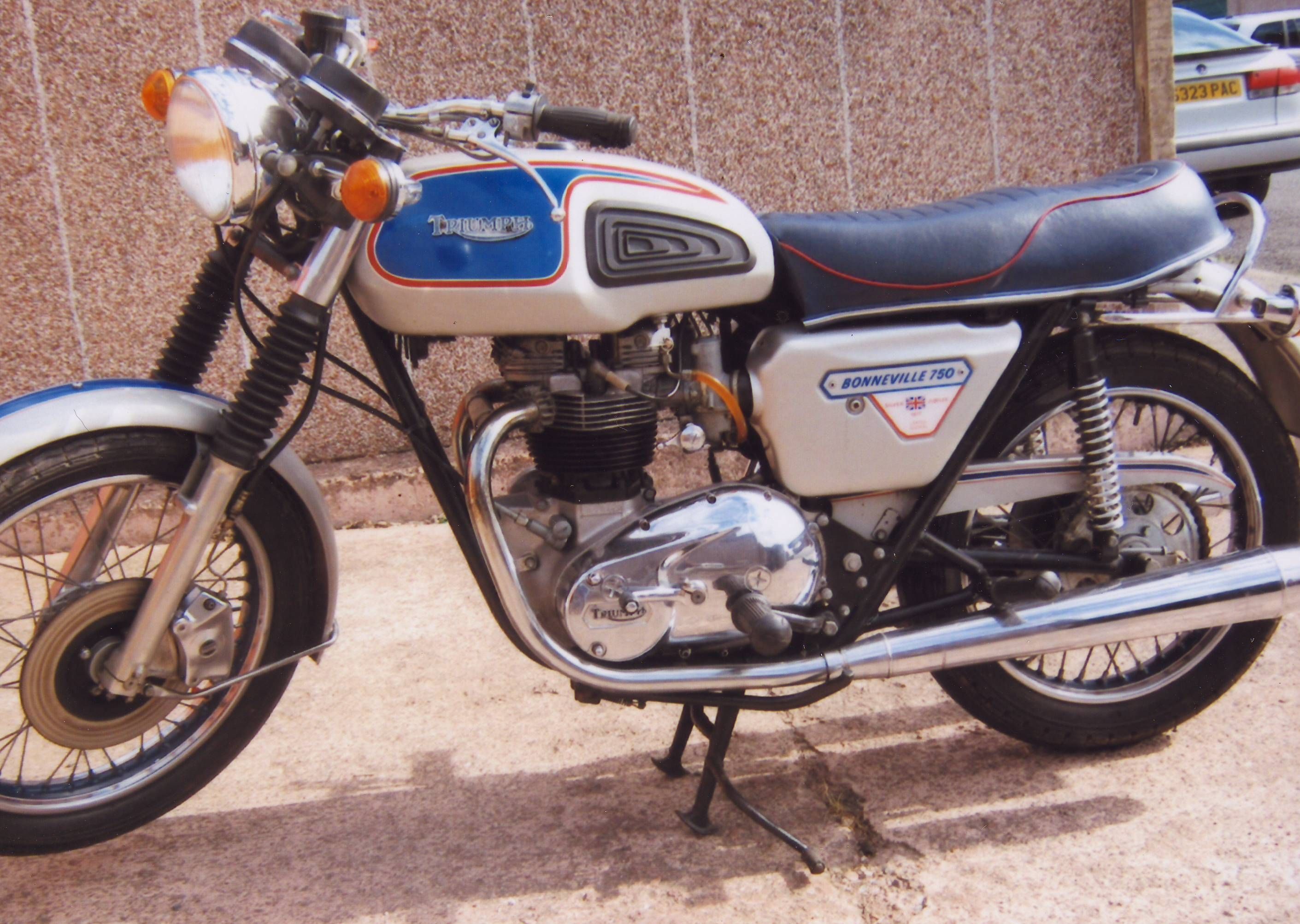 Bonhams Cars : Only 78 miles from new,1977 Triumph 744cc T140 'Silver ...