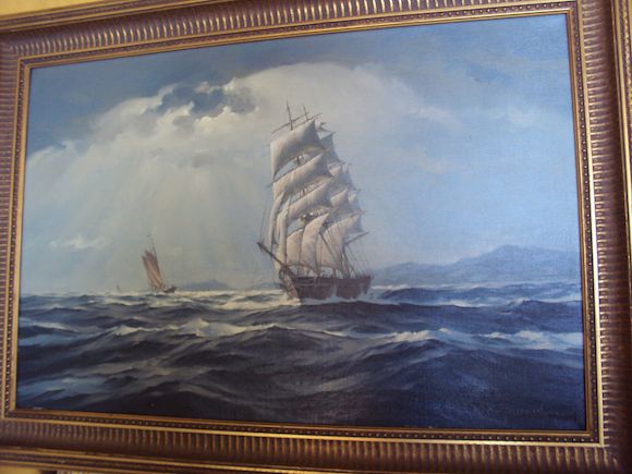 Bonhams : Kenneth Keith Alastair Griffin (born 1927) 'Titania' at sea