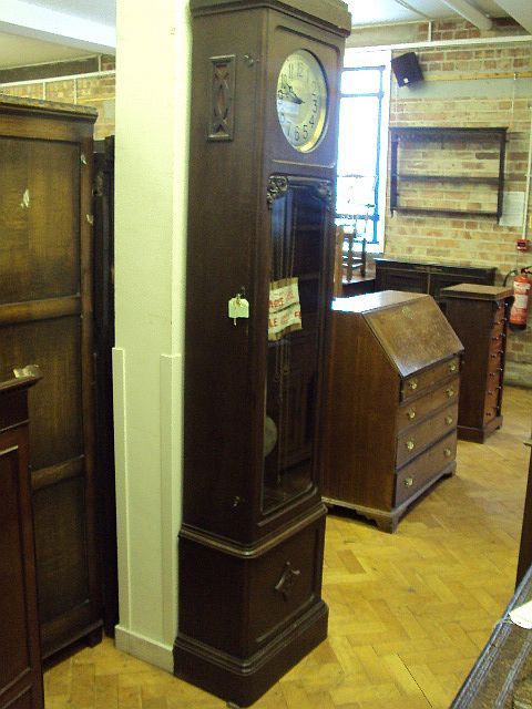 Bonhams : An oak-cased weight-driven longcase clock, early 20th Century ...