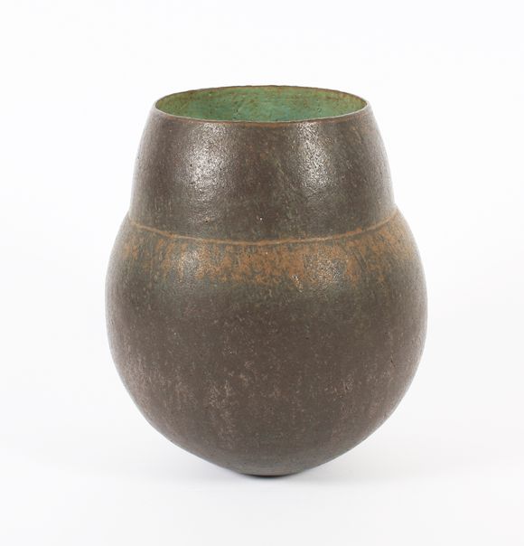 Bonhams : A John Ward stoneware globular pot