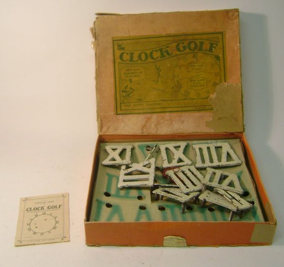 Bonhams : A boxed Clock Golf Game circa 1930s
