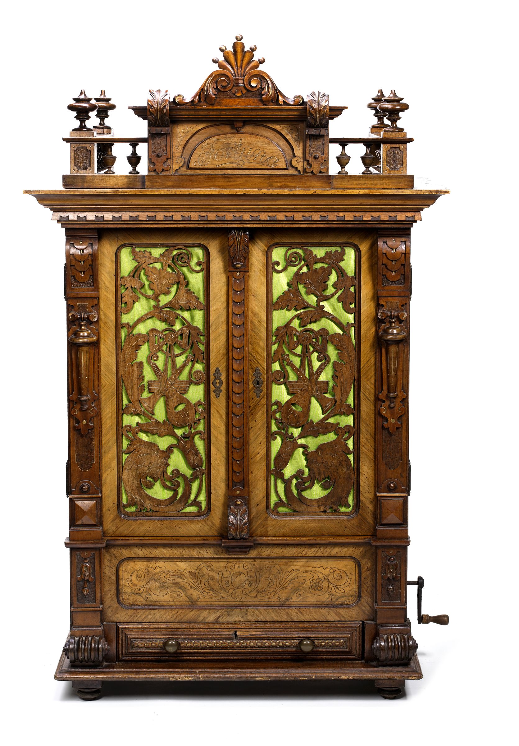 Bonhams : A rare 26-inch Fortuna orchestral coin-operated upright disc ...