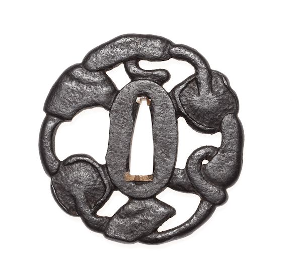 Bonhams : An Ono tsuba 17th-18th century