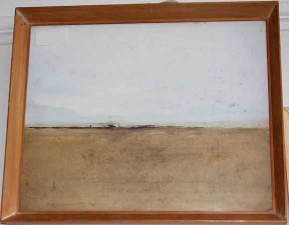 Bonhams : Roger Cecil (British, born 1942) Landscape study signed, oil ...