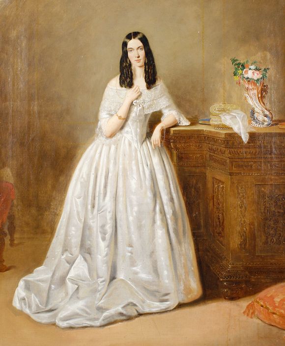 Bonhams : English School, 19th Century Portrait of Adelaide Annette ...