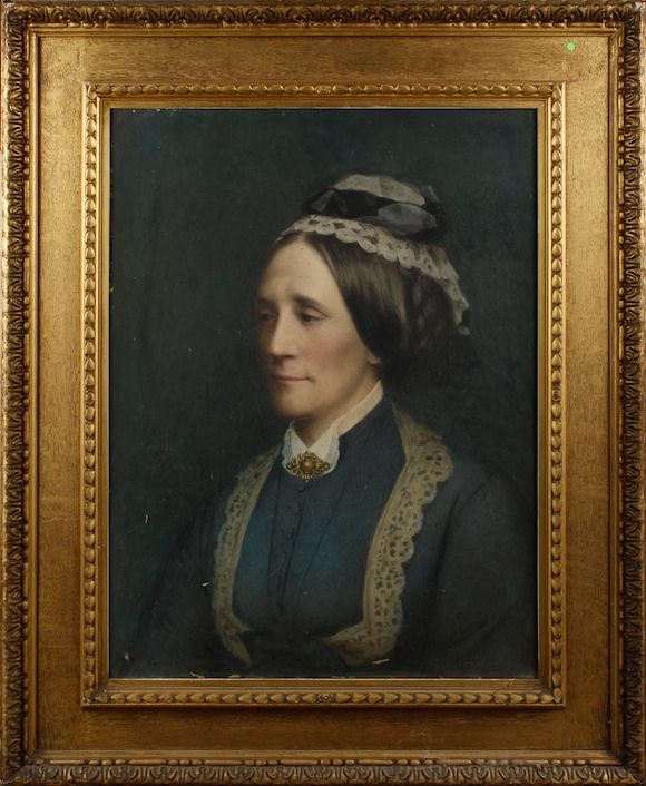 Bonhams : Edward Clifford (British, 1844-1907) Portrait of a lady