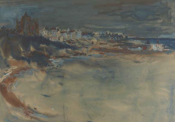 Bonhams : Archie Sutter Watt, RSW (British, born 1915) St Monance 51 x 70cm