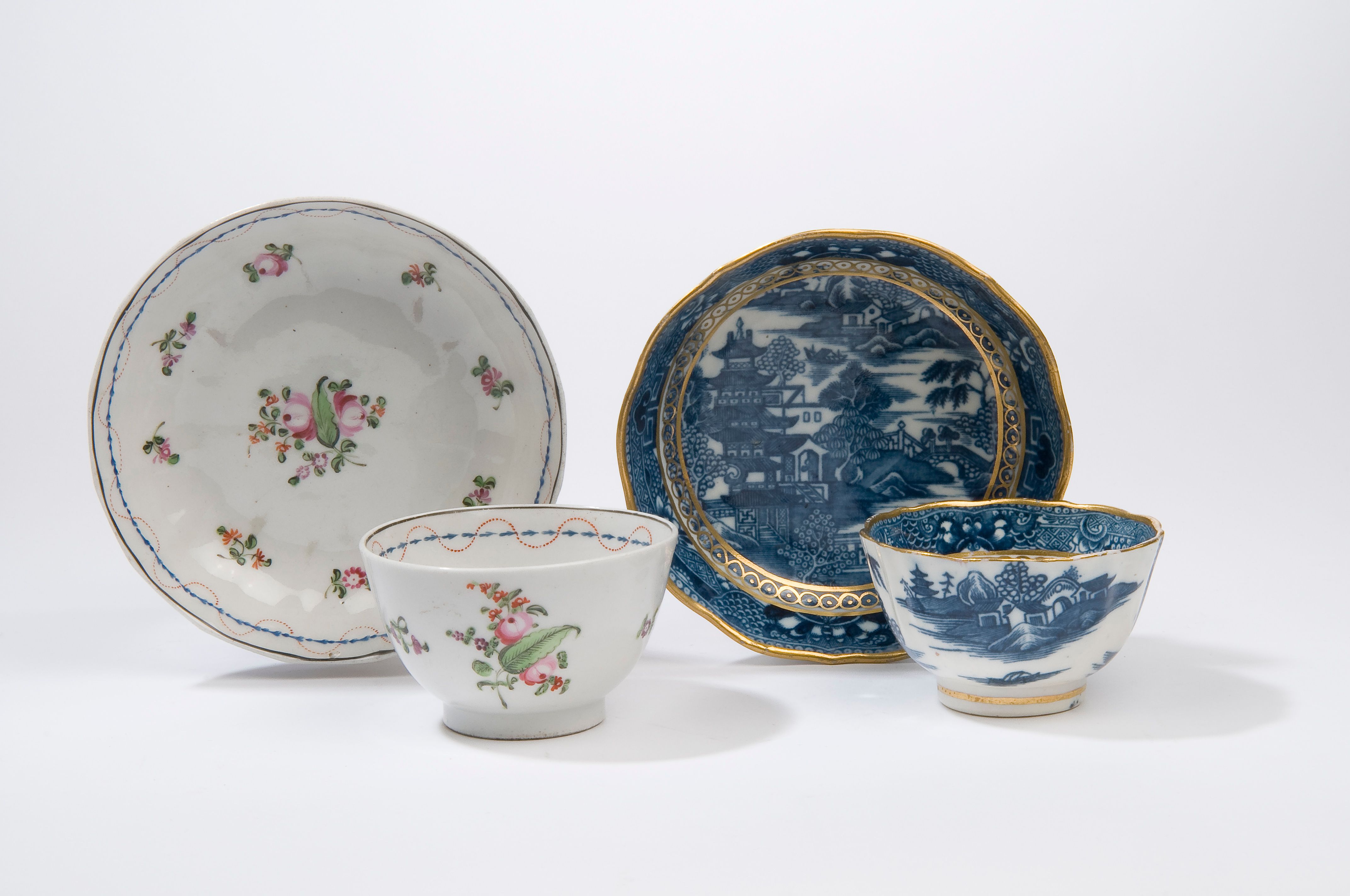 18th century Longton Hall moulded plate - auctions & price archive