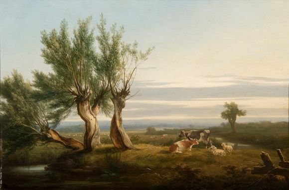 Bonhams : Henry Brittan Willis (British 1810-1884) Canterbury meadows