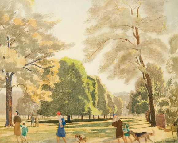 Bonhams : Frederick Samuel Beaumont (British, born 1861) Kensington Gardens