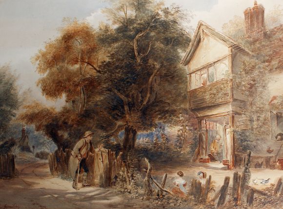 Bonhams : James Fahey (British, 1804-1885) The beggars petition