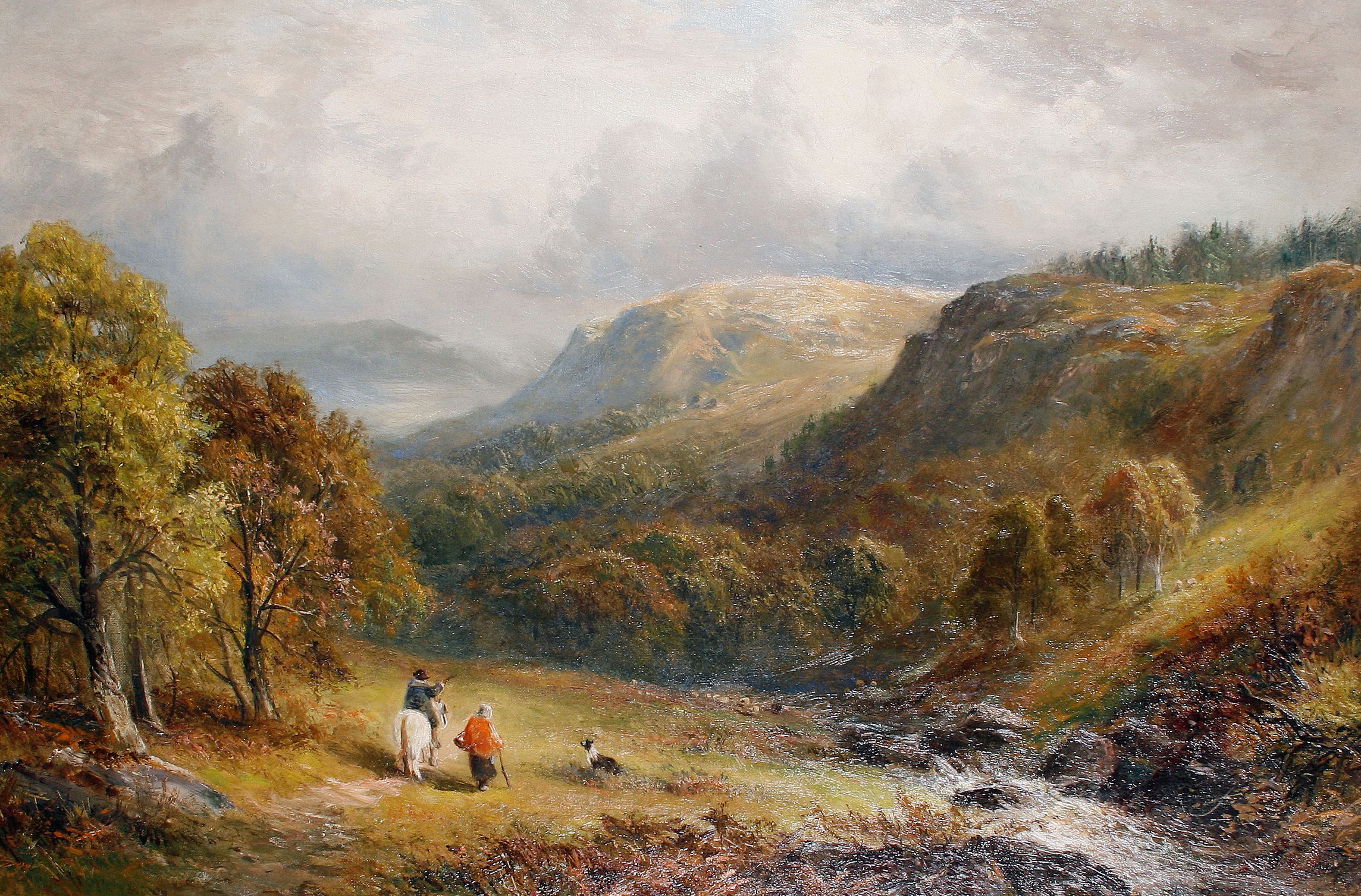 Bonhams : George Turner (British, 1843-1910) 'In the Lledr Valley, Wales'